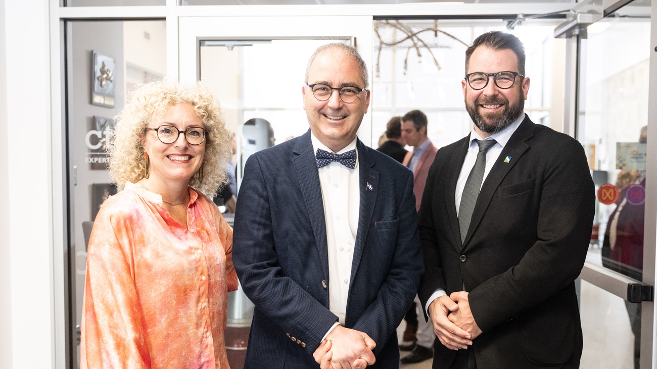 Luc Sirois visits the CTTÉI - Innovateur en chef du Québec