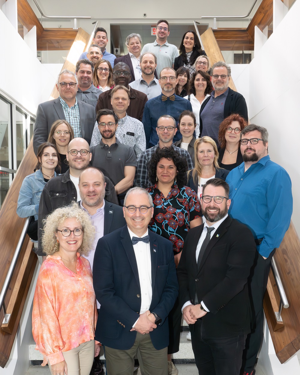 Luc Sirois visits the CTTÉI - Innovateur en chef du Québec